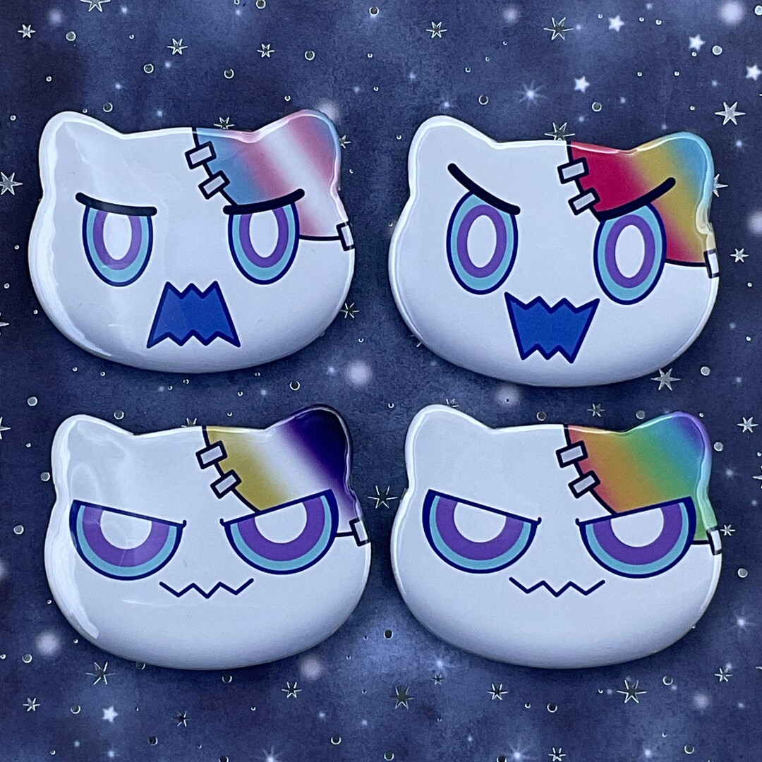 LGBTQIA+ Pride Flag Wubbaboo - Honkai Star Rail Cat Button - Etsy