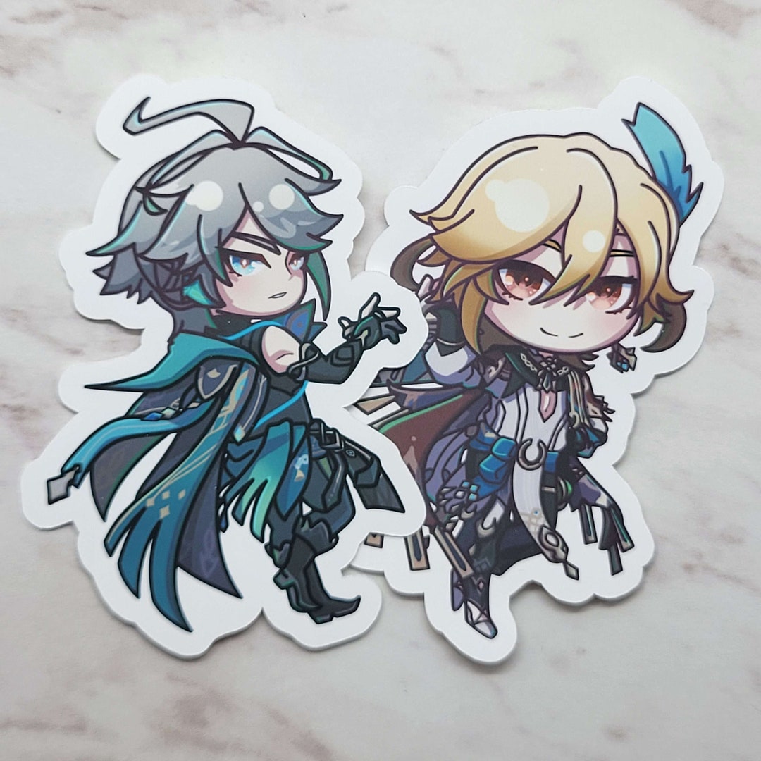 3 Inch Alhaitham Kaveh Vinyl Sticker Genshin Impact Fanart - Etsy
