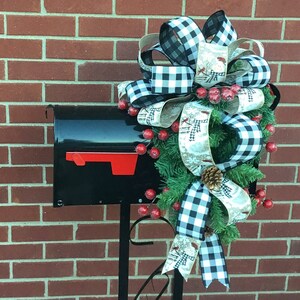 Farmhouse Snowman Decor~mailbox Decoration~christmas Mailbox Topper ...