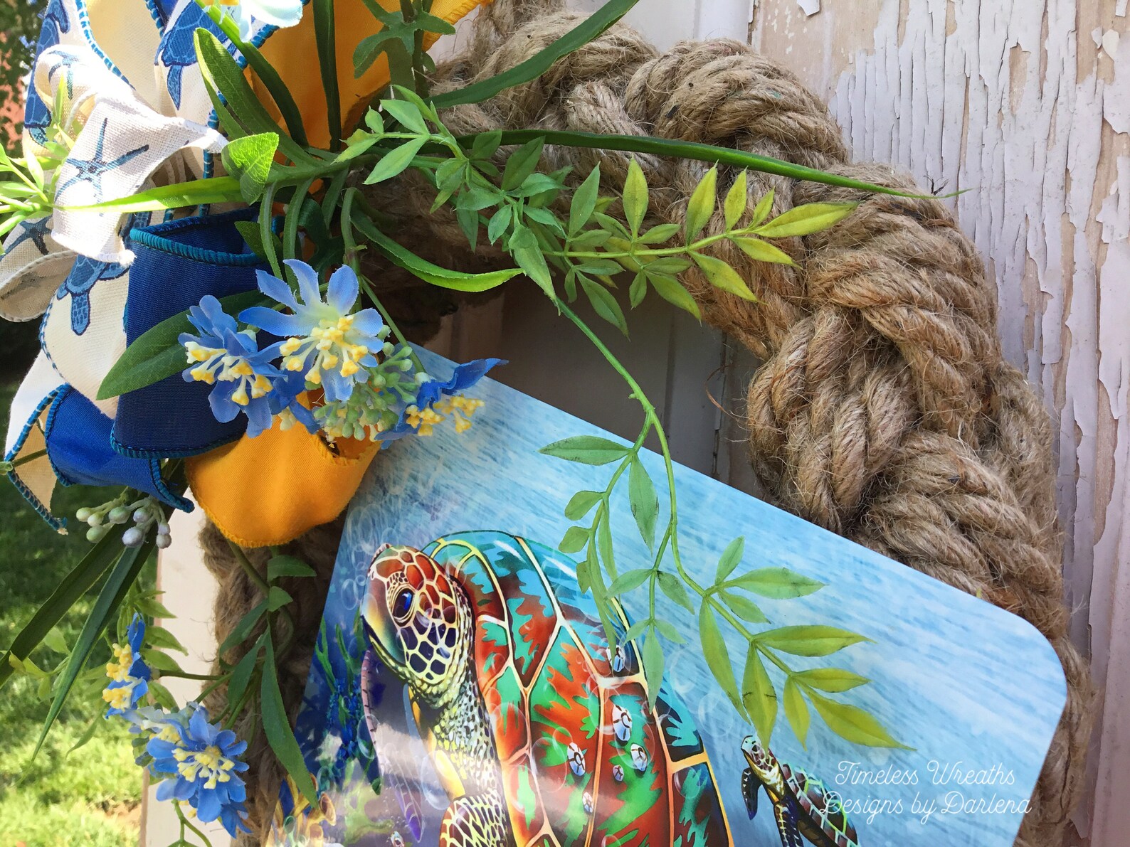 Nautical WreathNautical Door WreathBeach Door WreathCoastal | Etsy