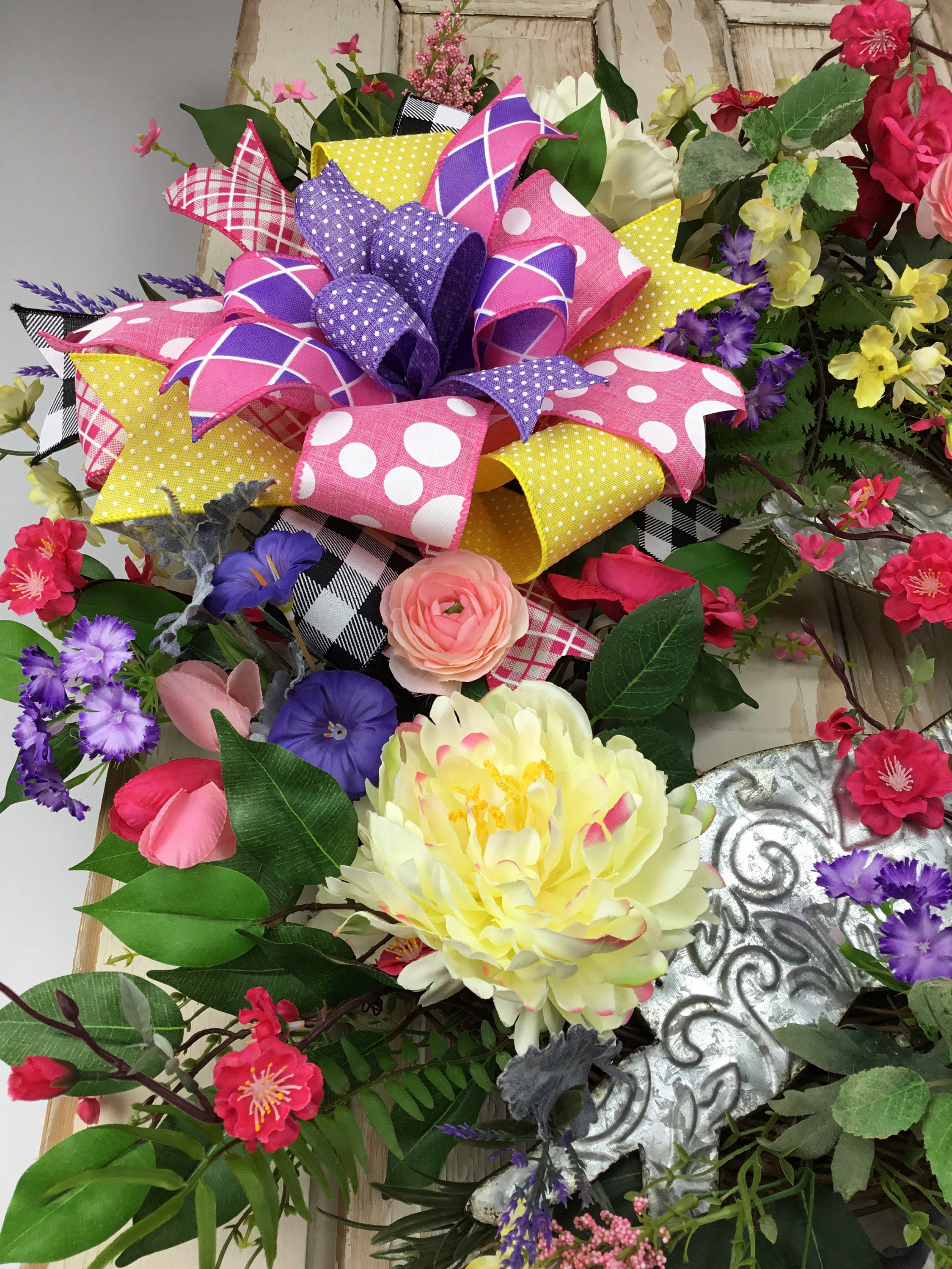 Victorian Wreathlarge Spring Wreathlarge Summer - Etsy