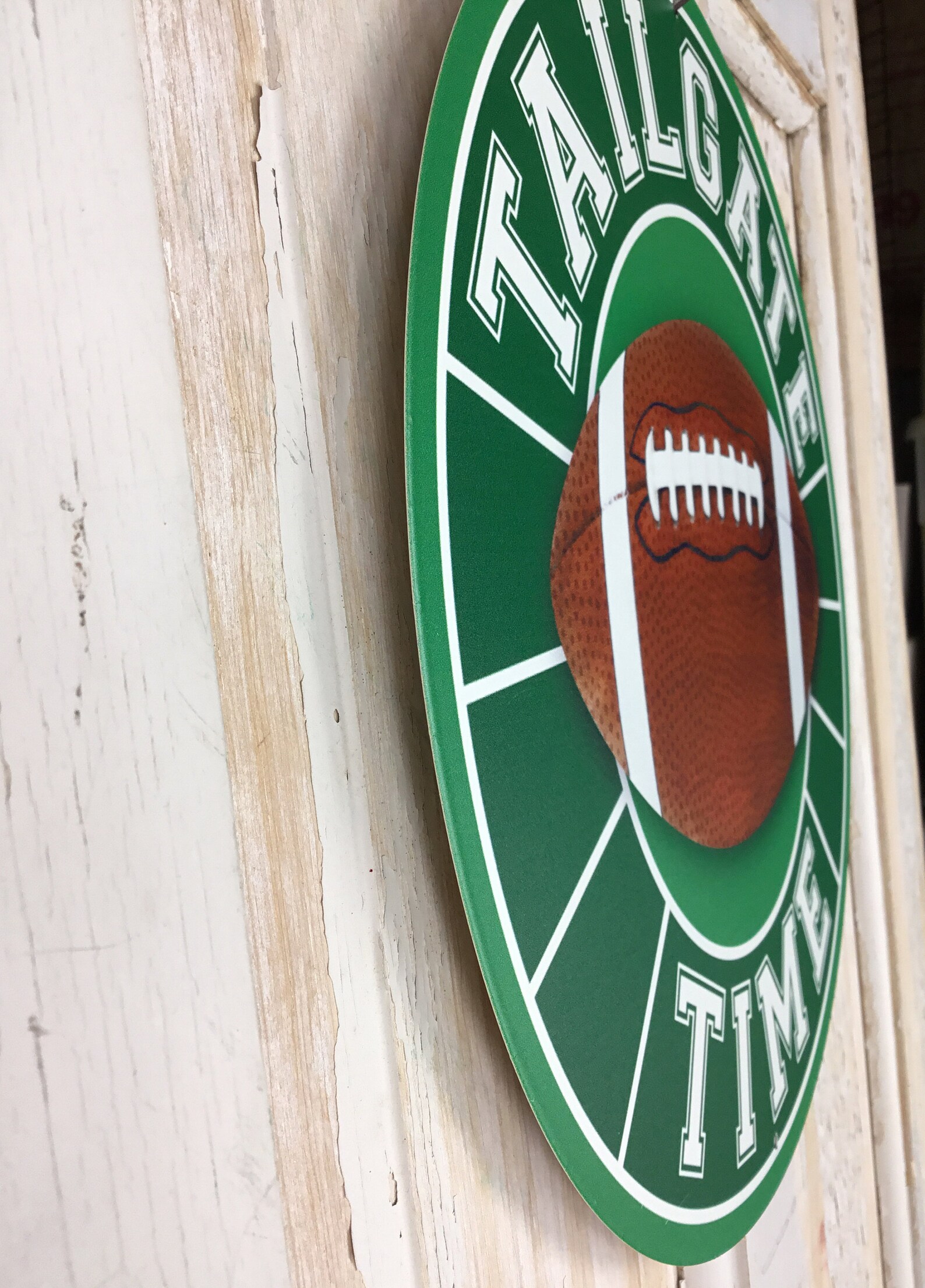 Football Signfootball Tailgatefootball Fieldfootball Door - Etsy