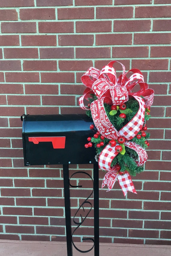 Mailbox Decorationmailbox Toppermailbox Christmas - Etsy