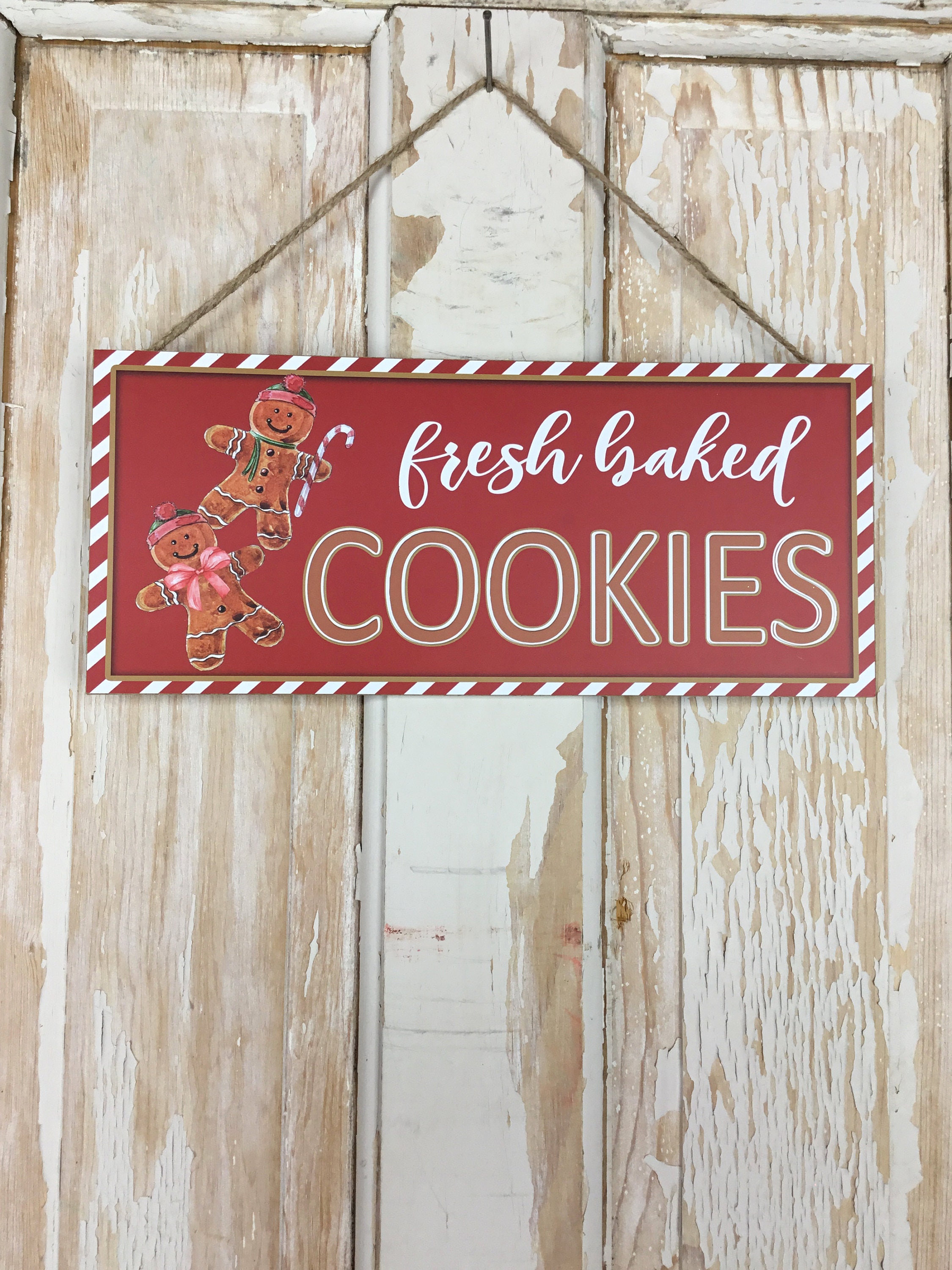 Cookies Signgingerbread Man Signchristmas Gingerbread Man - Etsy