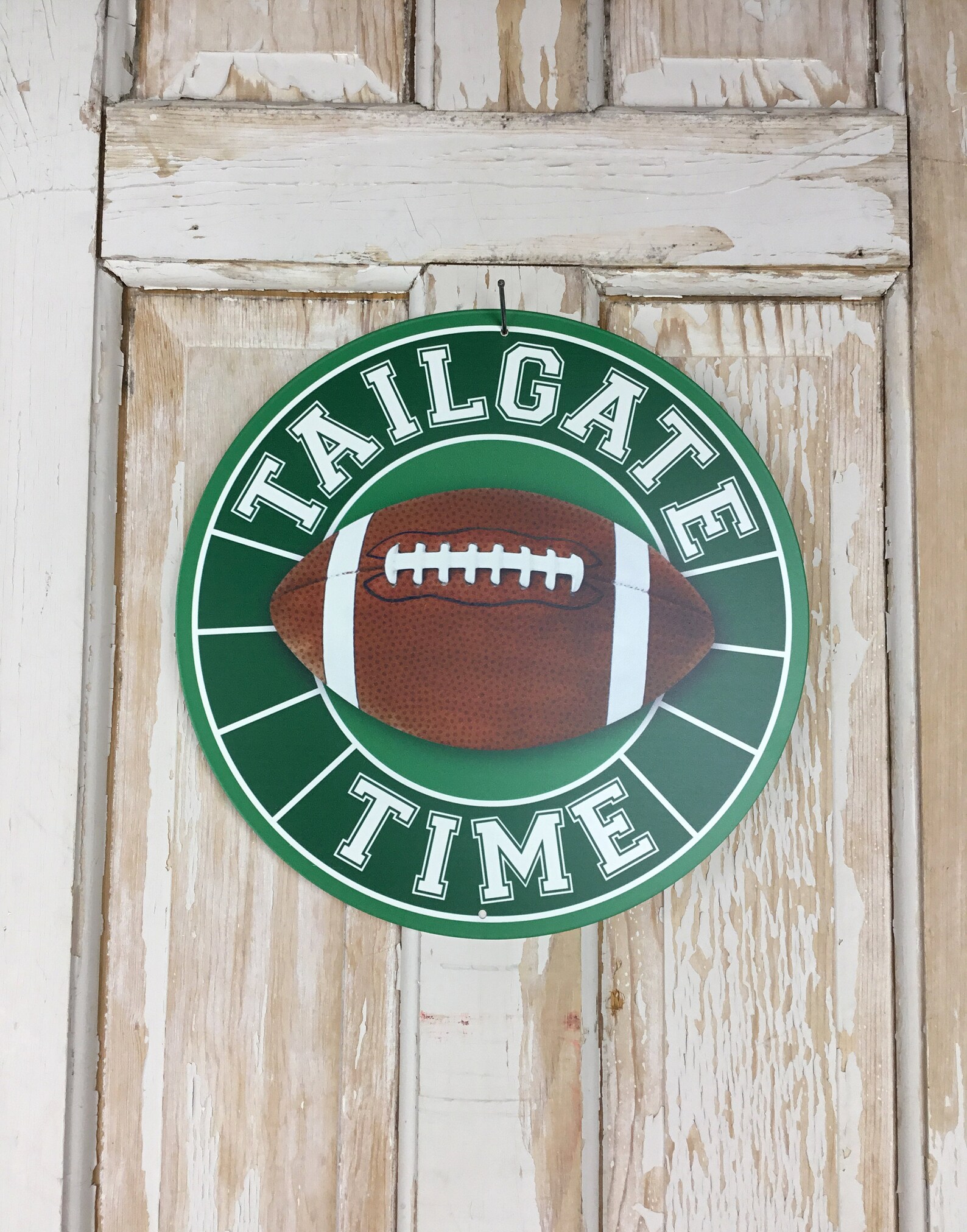 Football Signfootball Tailgatefootball Fieldfootball Door - Etsy