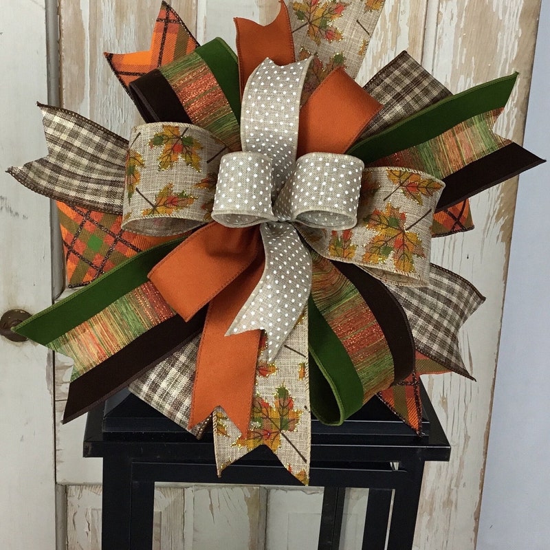 Fall Wreath Bow - Etsy