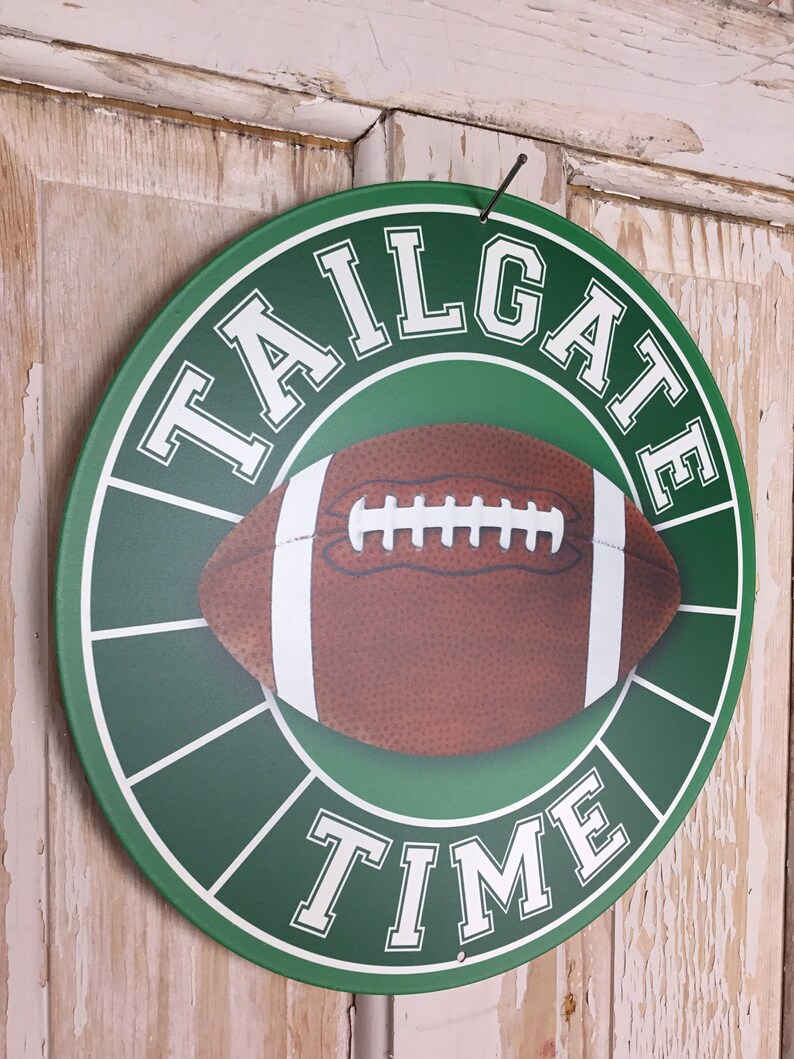 Football Signfootball Tailgatefootball Fieldfootball Door - Etsy