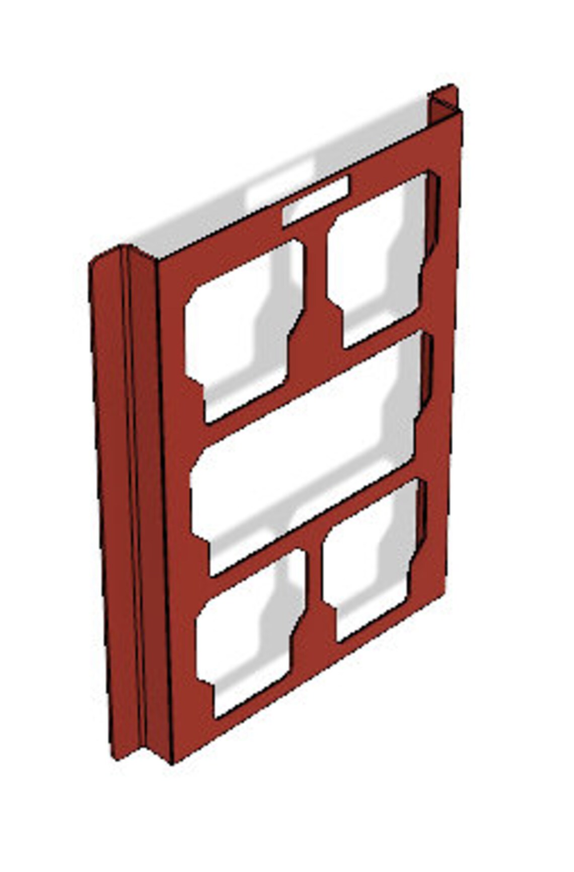 Packout Mounting Bracket Half Plate DXF File - Etsy