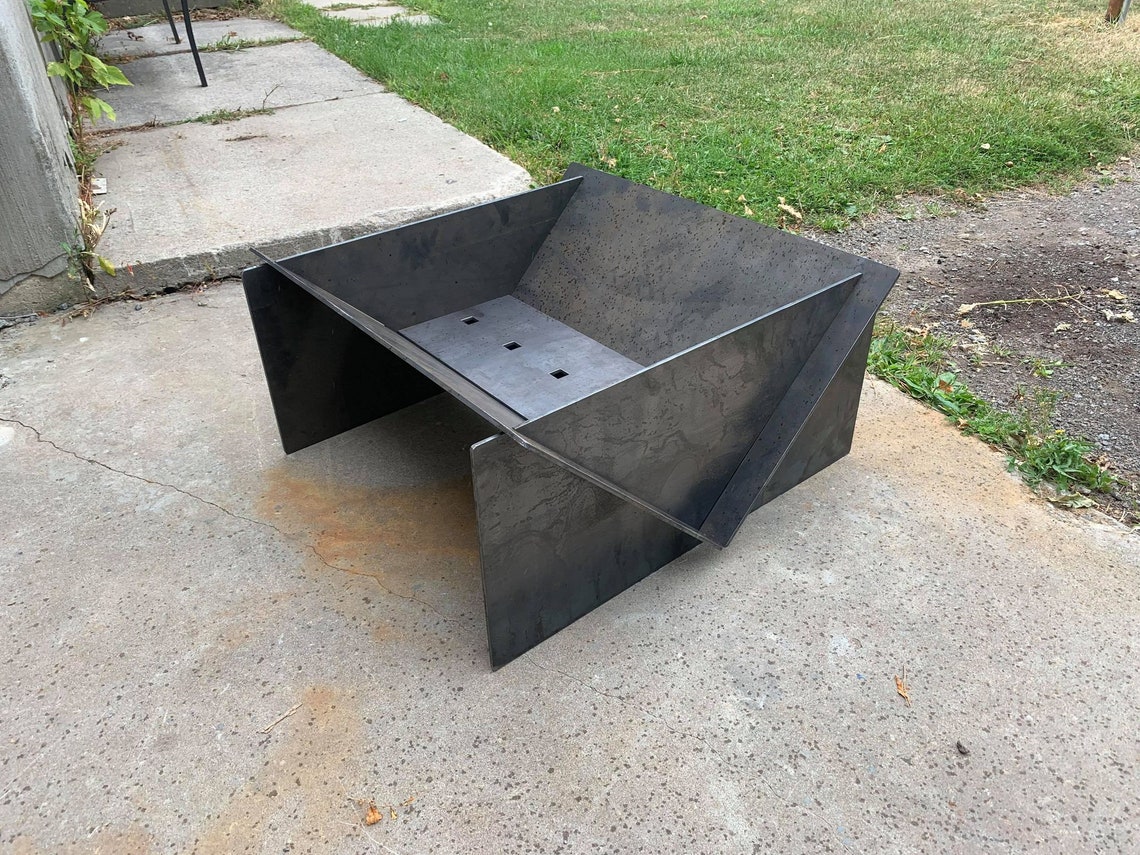 Slotted Fire Pit Dxf File - Etsy