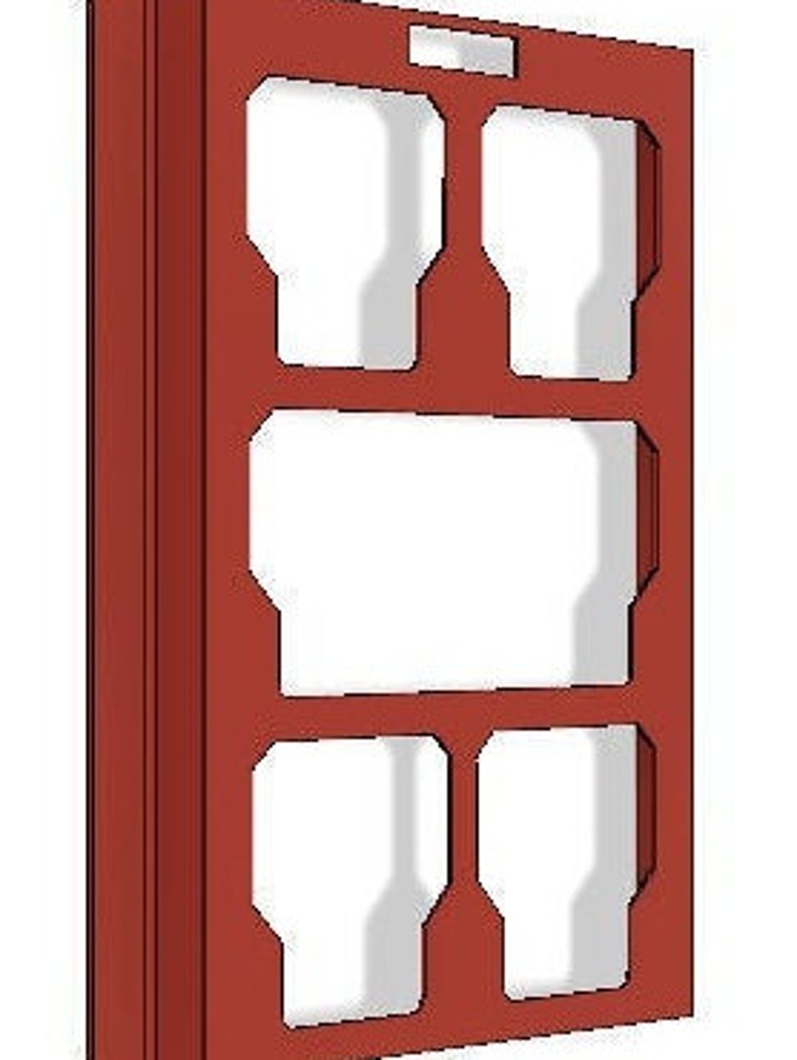 Packout Mounting Bracket Half Plate DXF File - Etsy