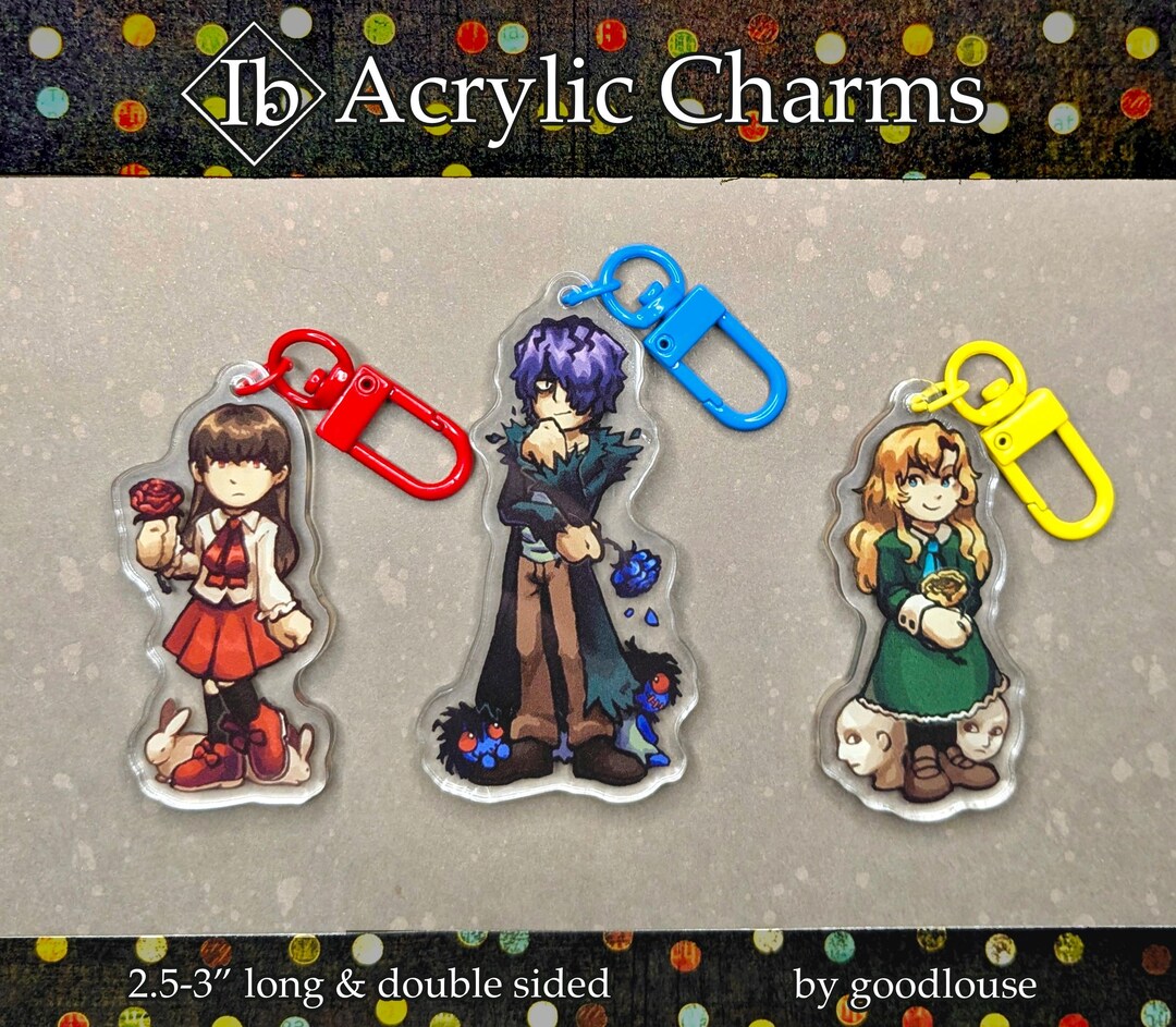 Ib Game Acrylic Charm | Ib, Garry, Mary | RPG Maker Nostalgia 3 ...