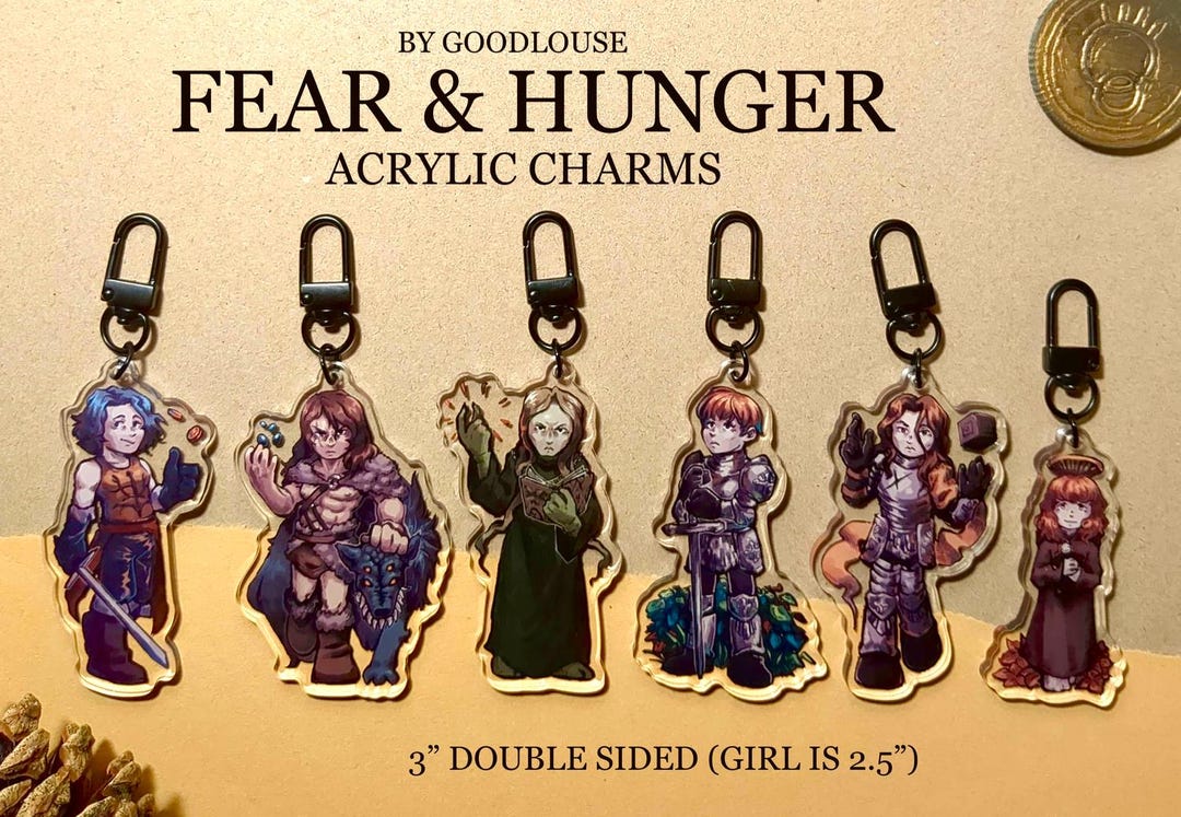 Fear and Hunger Character Charms || Ragnvaldr, Enki, Cahara, D'arce ...