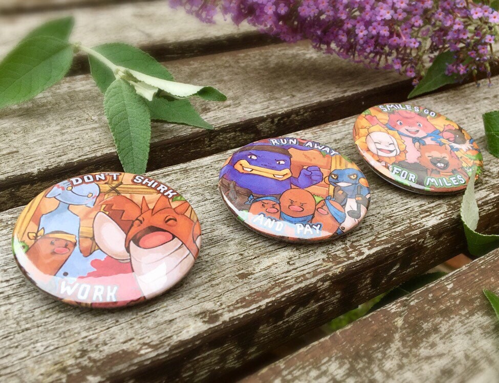 PMD2 Wigglytuff's Guild Badge Set - Etsy