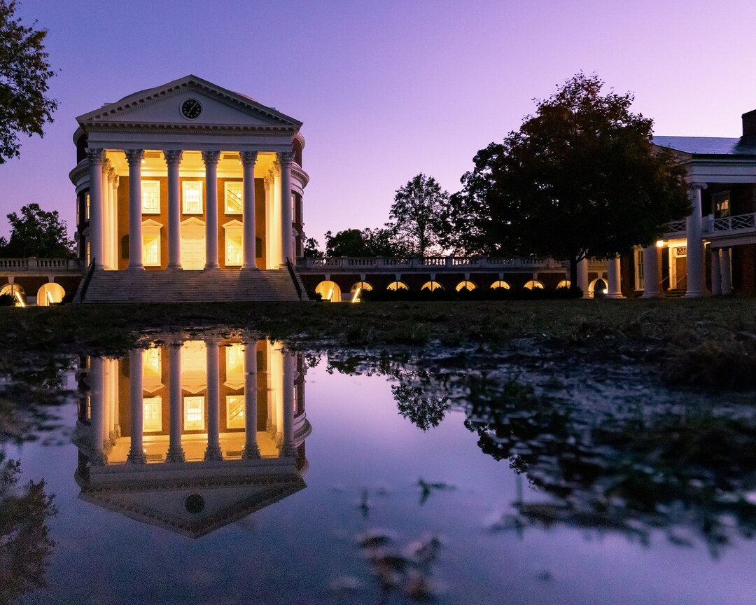 UVA Rotunda Reflections Photo Print by Hoowithaview - Etsy