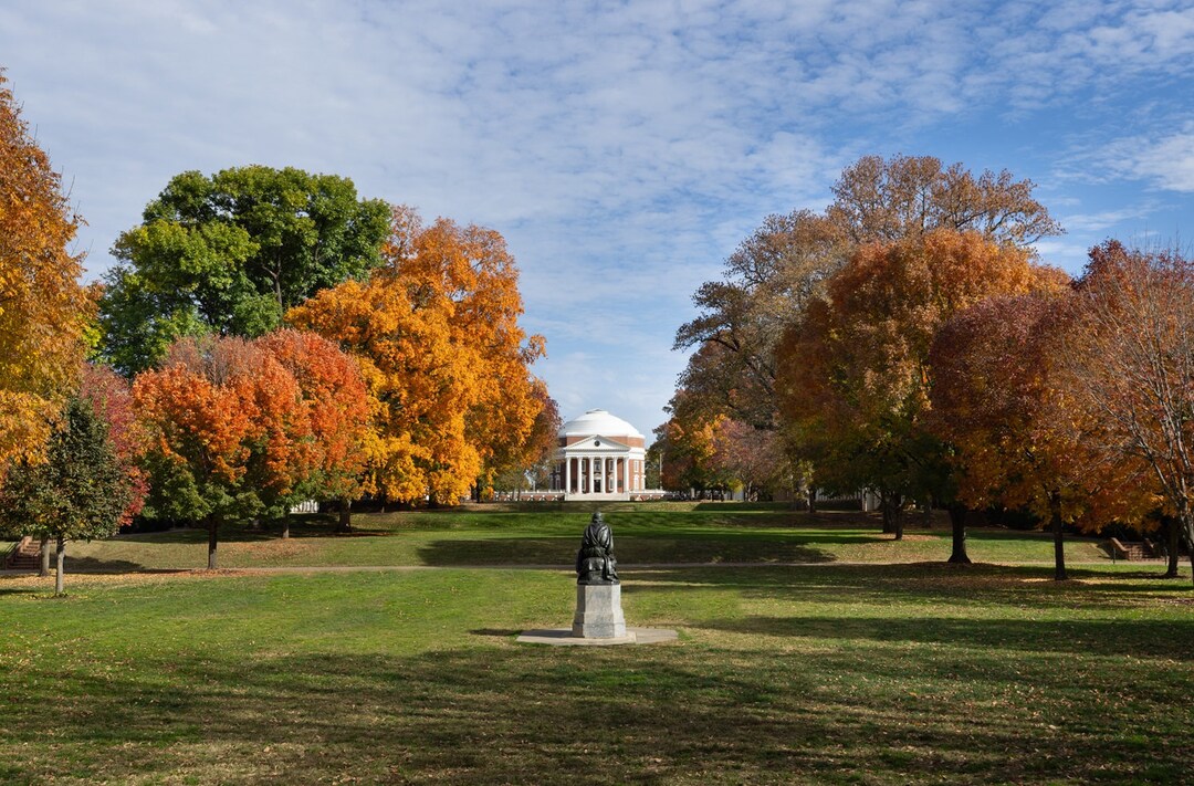 UVA Autumn Lawn Photo Print by Hoowithaview - Etsy