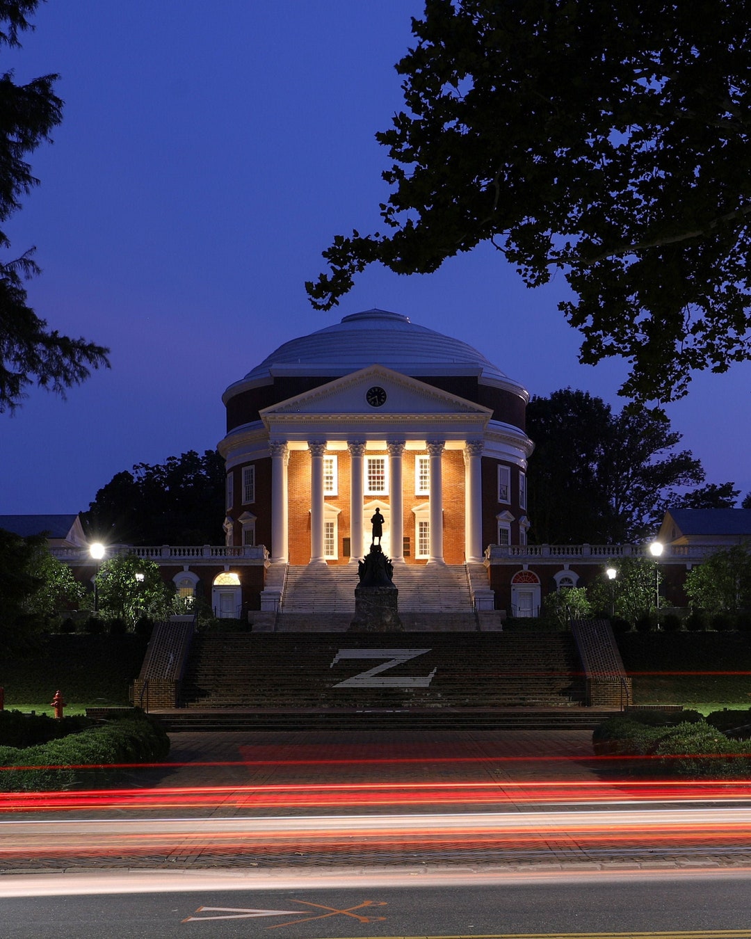 UVA Rotunda "night Magic" Photo Print by Hoowithaview - Etsy