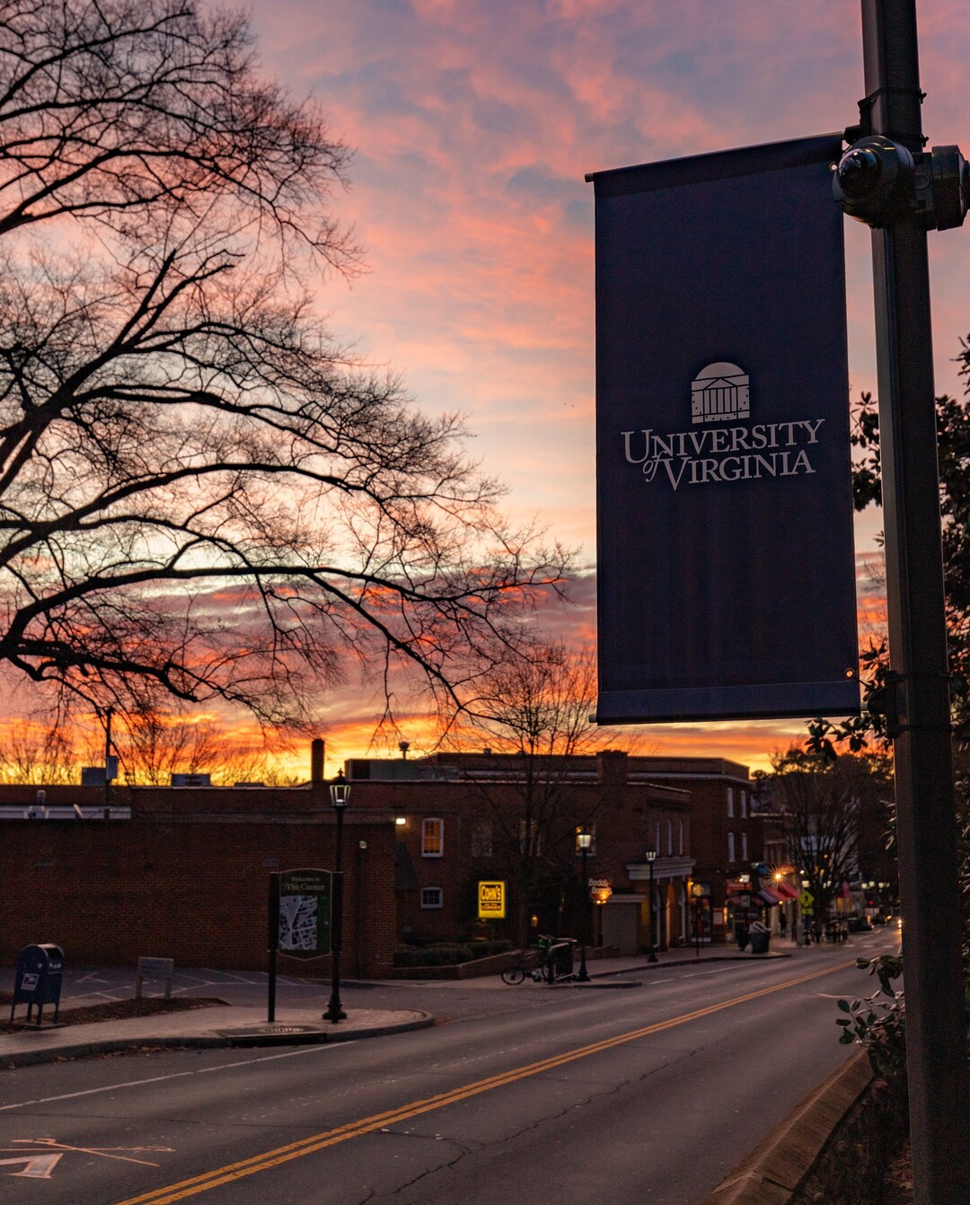 UVA "the Corner" Sunrise Photo Print by Hoowithaview - Etsy