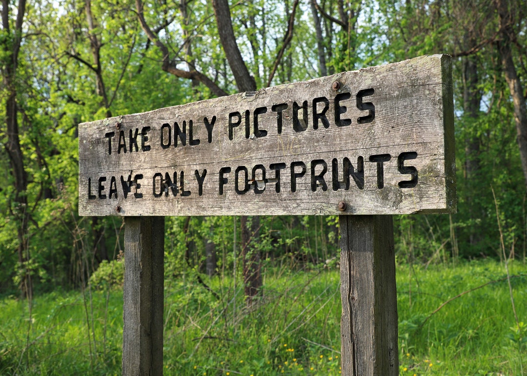 Take Only Pictures, Leave Only Footprints Photo Print by Hoowithaview ...