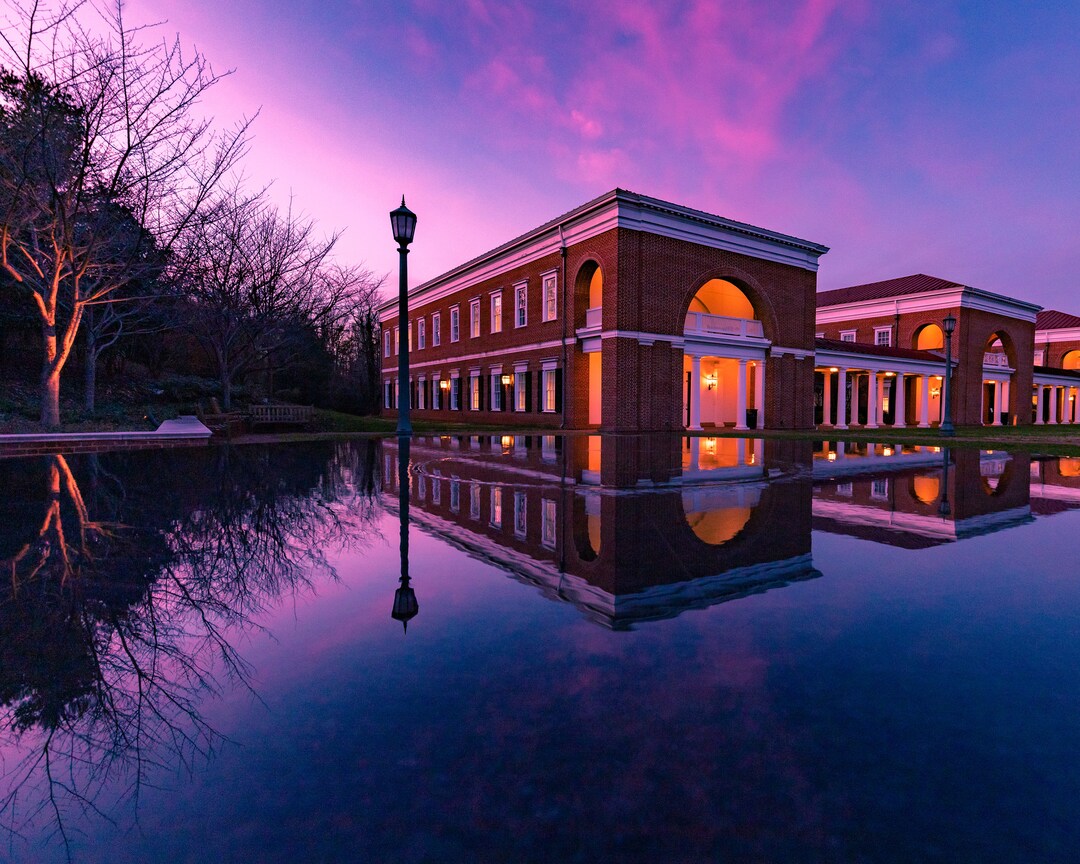 UVA Darden Reflections Photo by Hoowithaview - Etsy