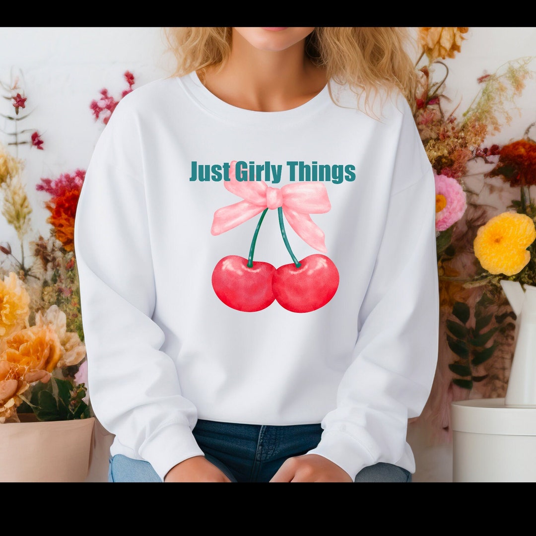 Just Girly Things Cute Cherries PNG Digital Download Sassy Sayings ...