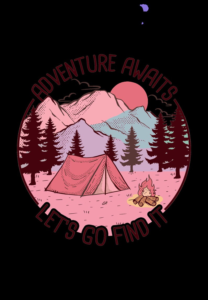 Adventure Awaits PNG Vacation Graphic Travel Clipart Family Trip ...