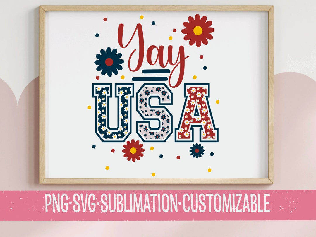 Yay USA Paris Olympics 2024 Lindo svg & png / Descarga digital ...