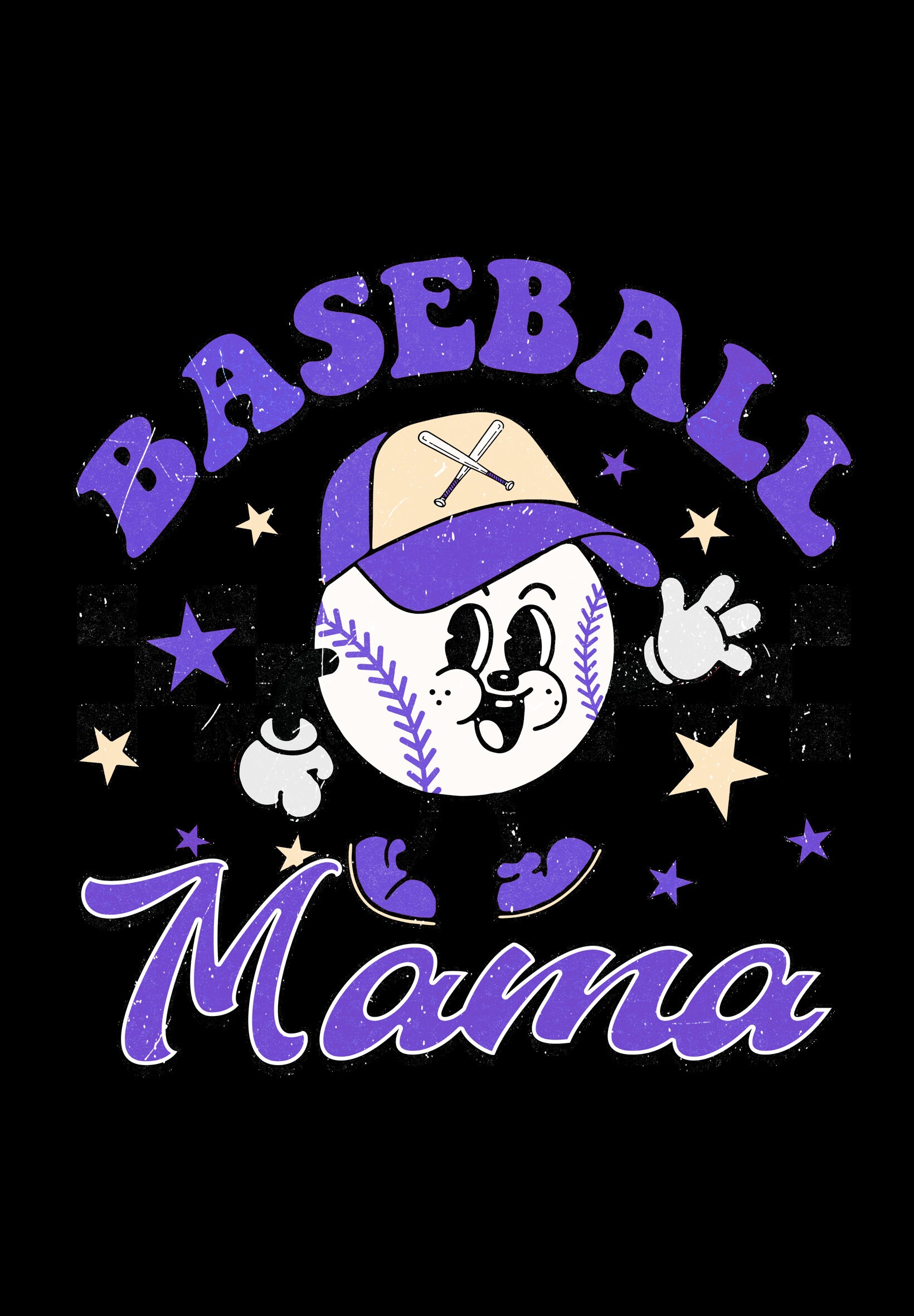 Baseball Mama Cute Baseball Mom Png Sports Mom Art Digital Download ...