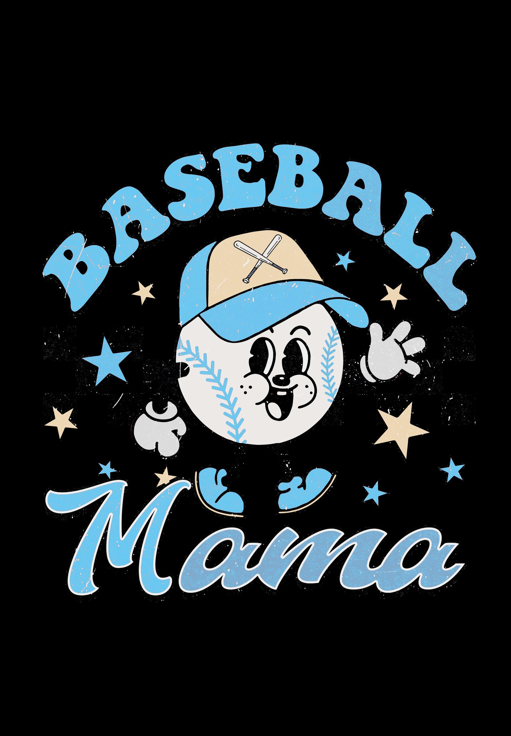 Baseball Mama Cute Baseball Mom Png Sports Mom Art Digital Download ...