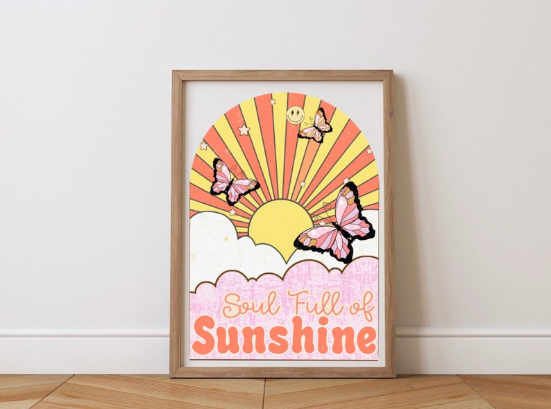 Soul Full of Sunshine PNG Cute Mental Health Graphics Digital Download ...
