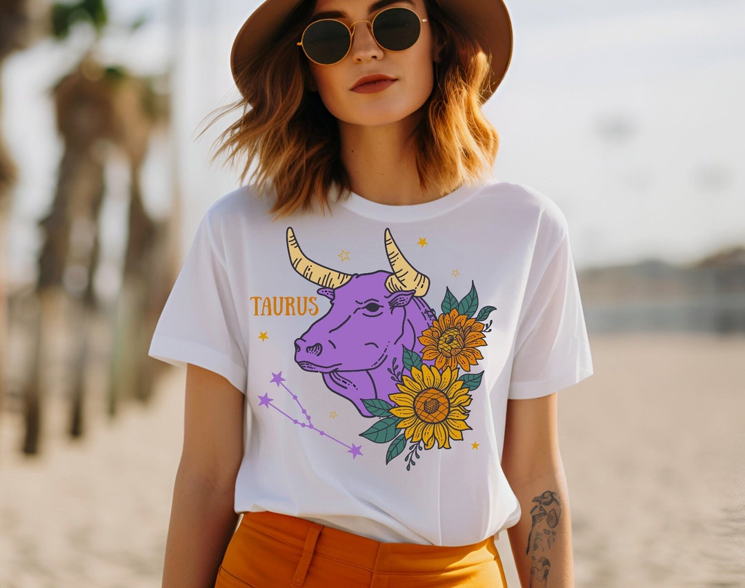 Taurus Cute Astrology PNG Digital Download Birthday Gift Feminist ...