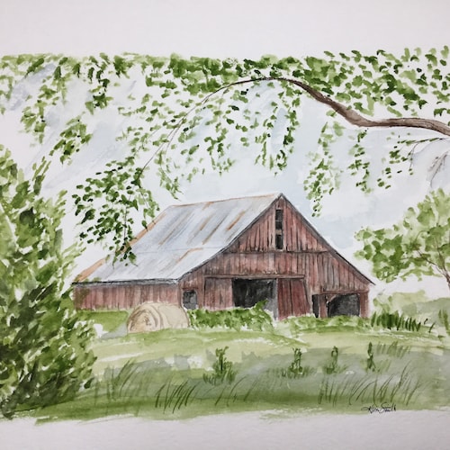 Old Rustic Barn Print Wooden Barn Photography Horse Stable - Etsy