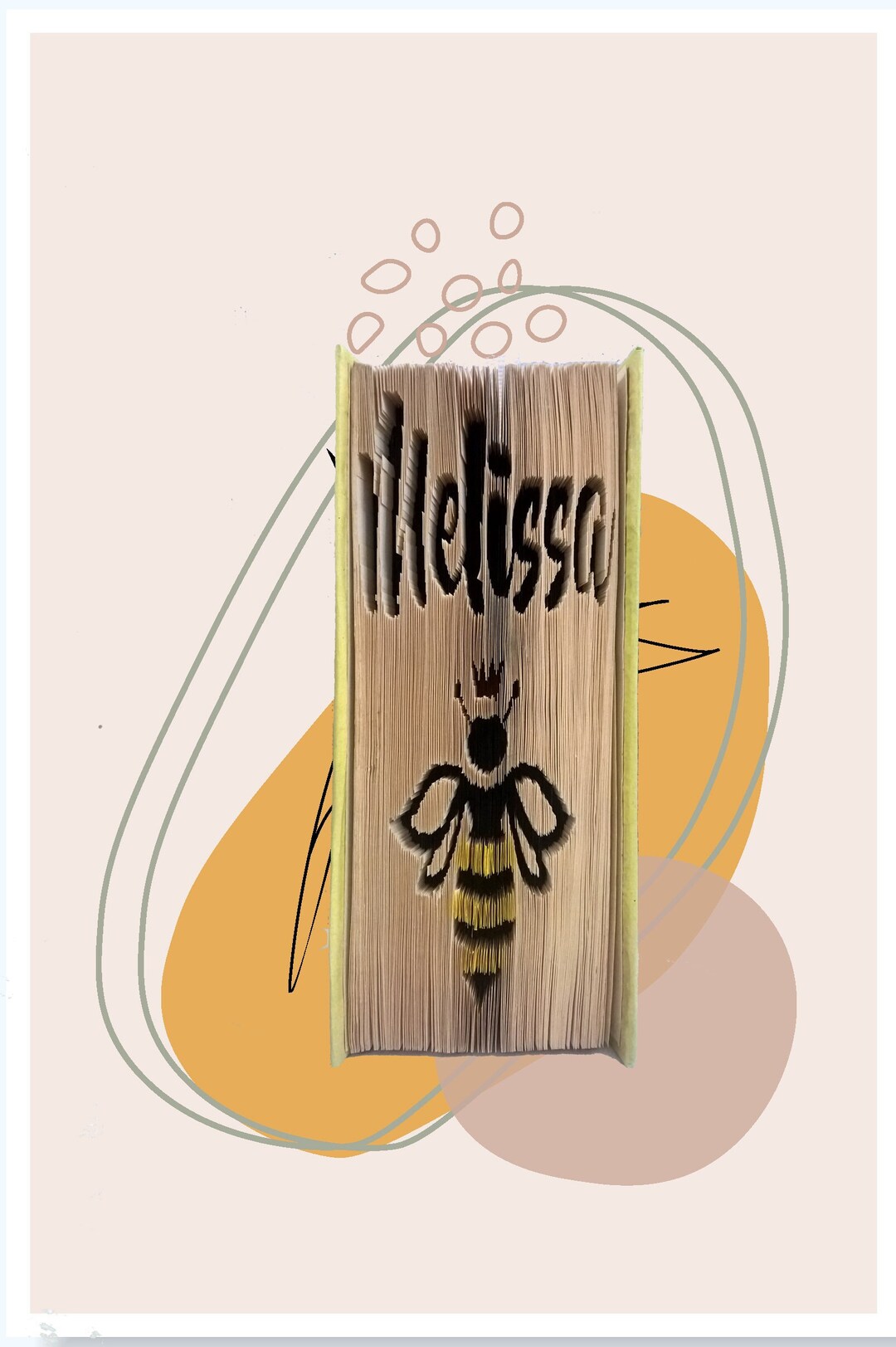 Book Folding Pattern Folded Book Art Decor Home Design Craft - Etsy