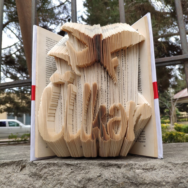 Pilots Travelers Book Folding Pattern Custom Name and Plane Art DIY ...