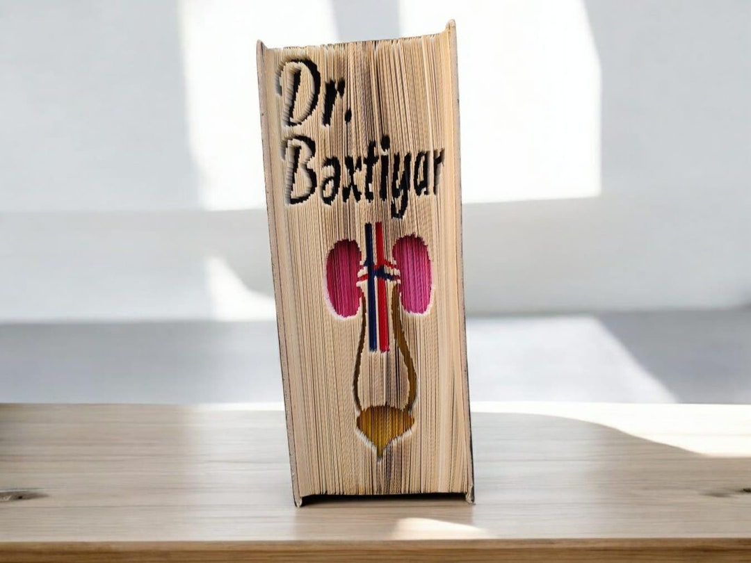 Urologist Book Folding Pattern With Doctor's Name | Personalized ...