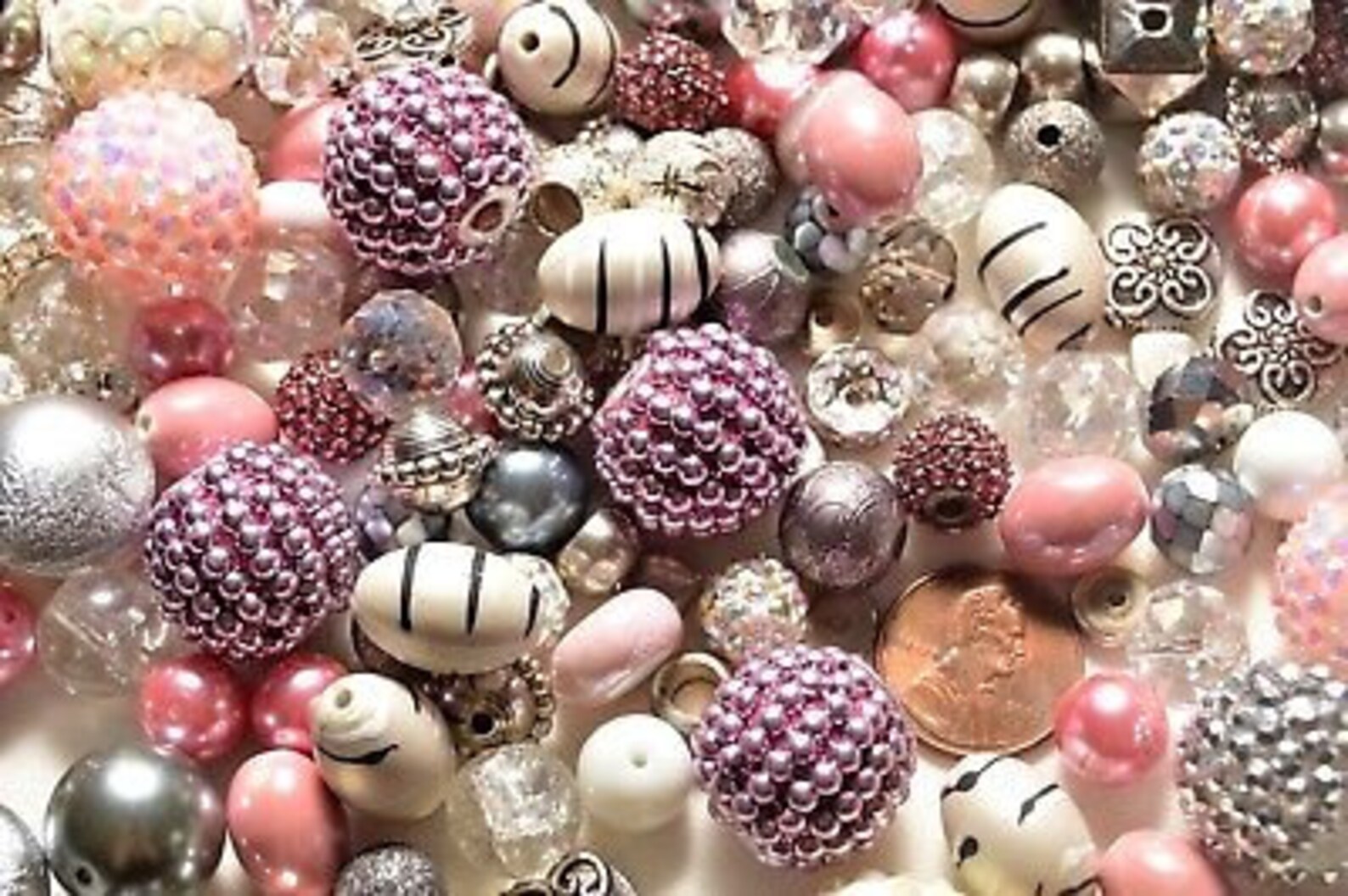 Gunmetal Glam Bead Mix, Boho, Crystal, Metal, Glass, Resin Beads BM314 ...