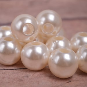 10-piece Large Core Beads for Boho Beadmaking - 20mm - Resin - Large ...