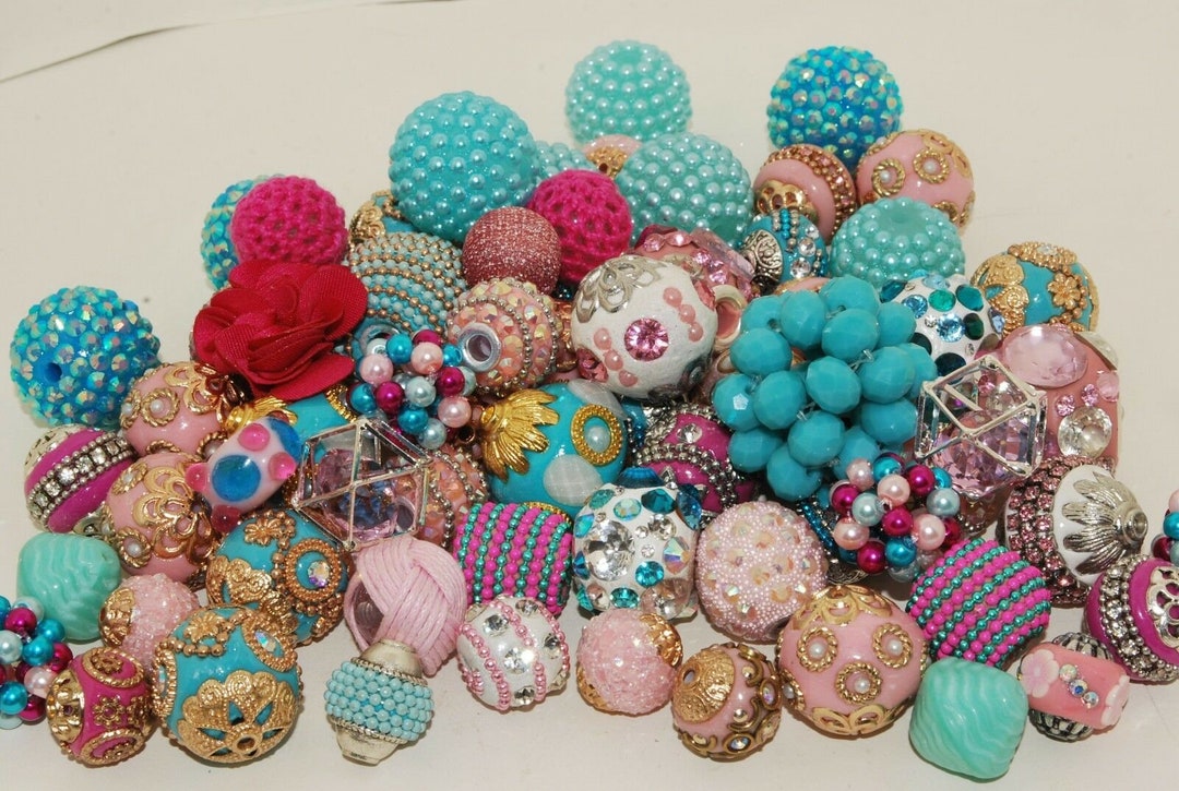 New 20 Piece Jesse James Fancy Boho, Indonesian Beads, Woven, Crystal ...