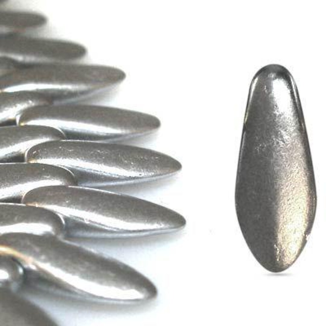 7-inch Strand of High-quality Czech Glass Beads - 3mm X 11mm Daggers ...