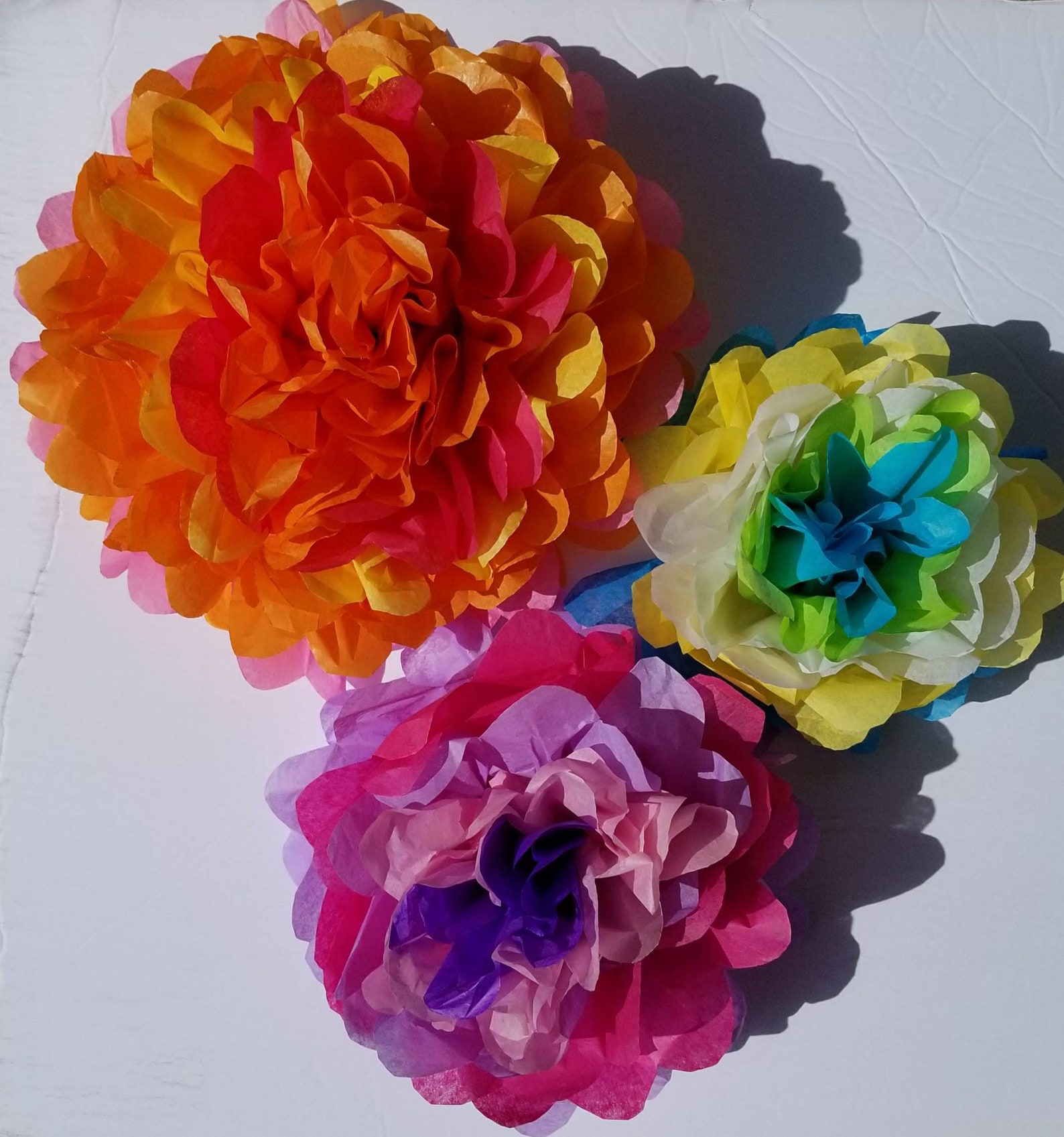 30 Fiesta Flowers Party Pack Fiesta Tissue Paper Flowers,mexican ...