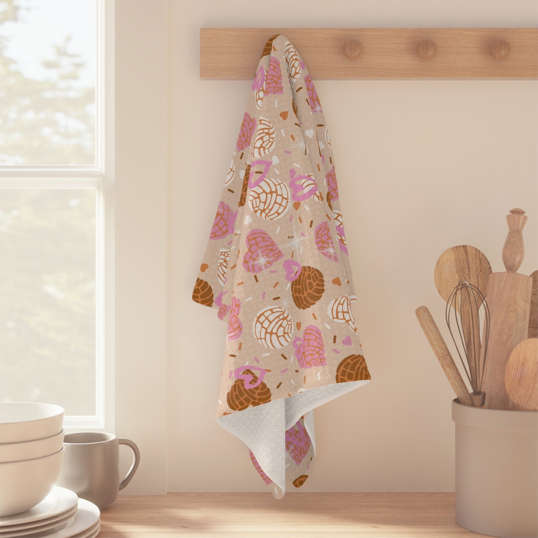 Concha Conchita, Pan Dulce Soft Tea Towel,mexican Kitchen Hand Towel ...