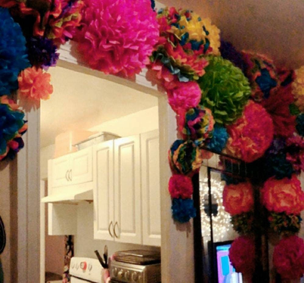 30 Fiesta Flowers Party Pack Fiesta Tissue Paper Flowers,mexican ...