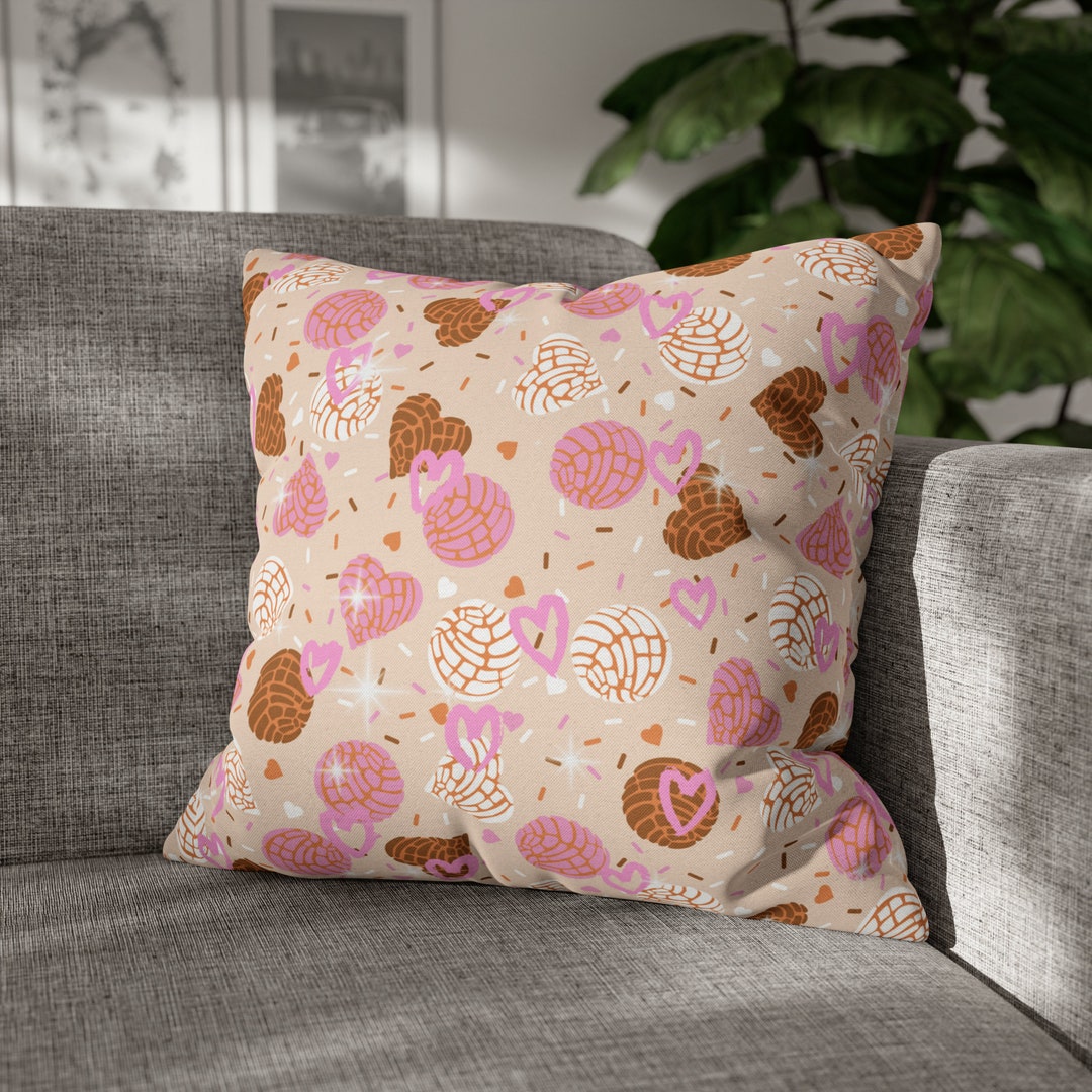 Concha/conchita , Pan Dulce Spun Polyester Square Pillow Case, Cute ...
