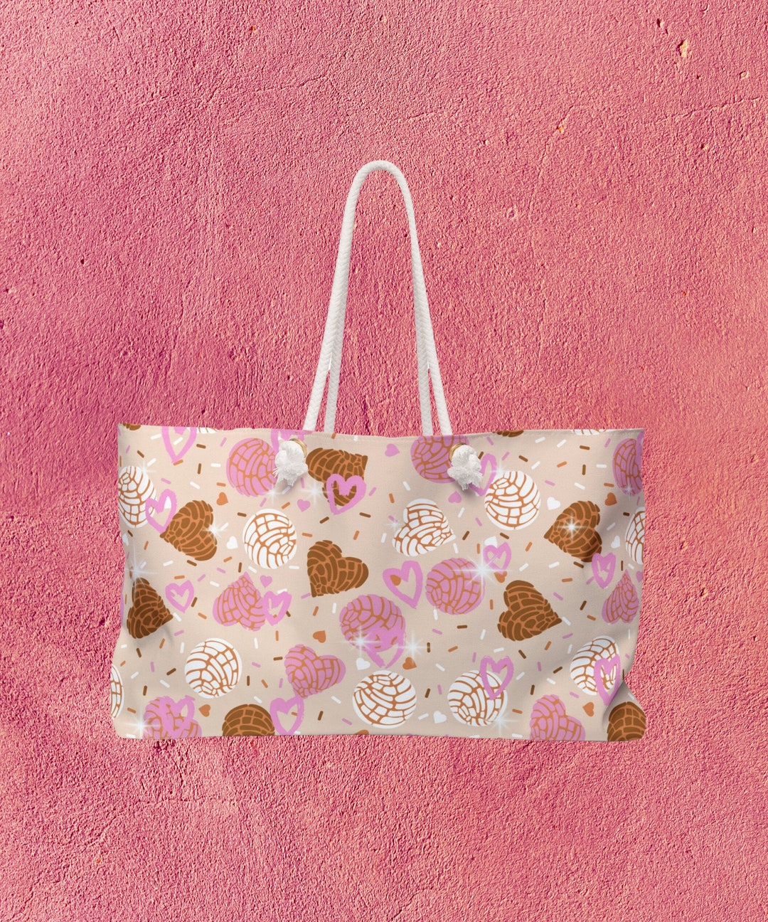 Concha Weekender Bag, Pan Dulce Bag, Back to School Gift Mexican ...