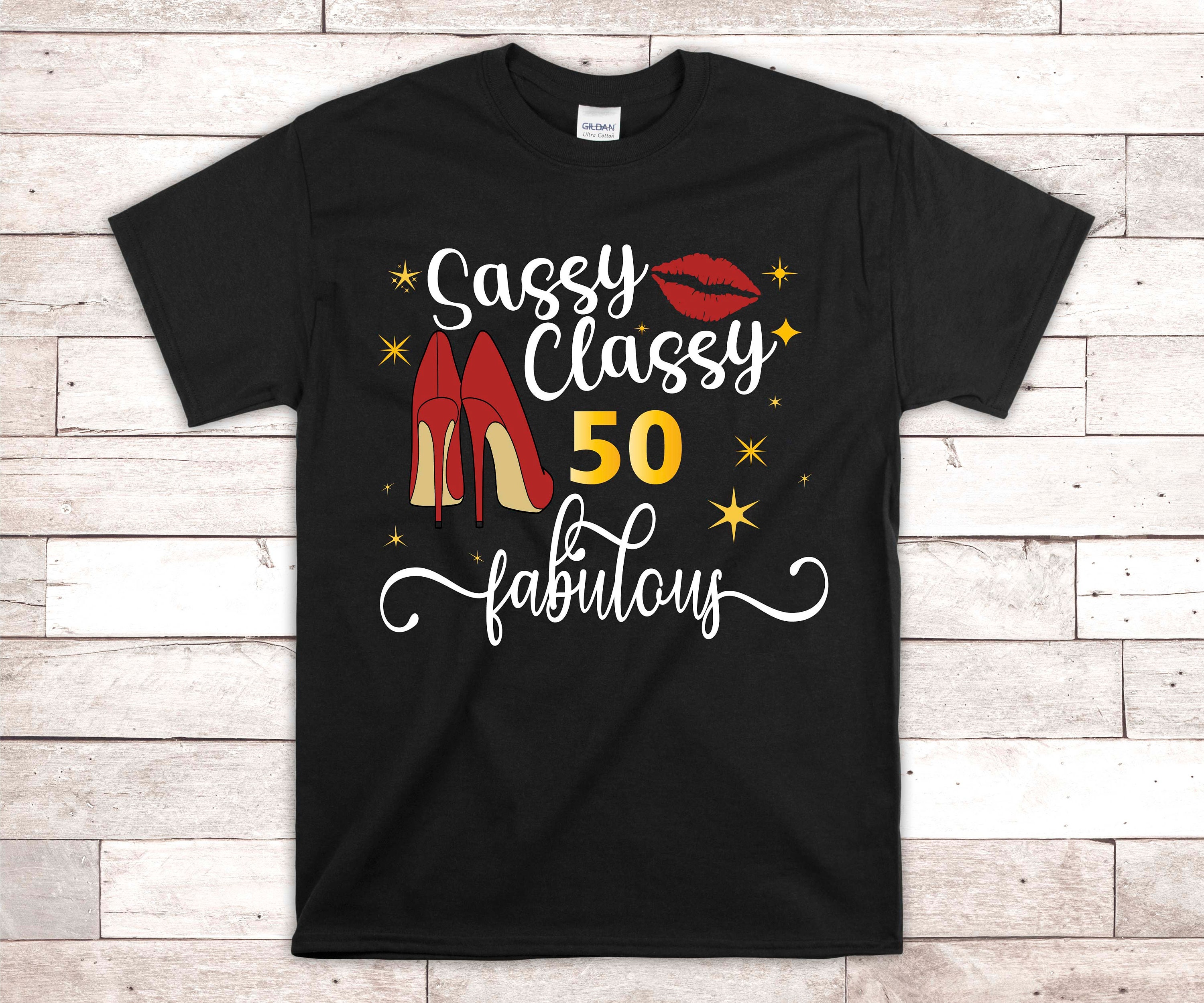 Sassy Classy Fabulous Svg Birthday Shirt Svghigh Heel Svg Etsy