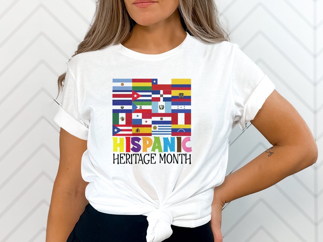 Spanish Country Flags, Latino Pride, Hispanic Shirt, Spanish Shirt ...