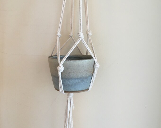 Handthrown Pottery Rustic Ash Plant Pot Ceramic - Etsy