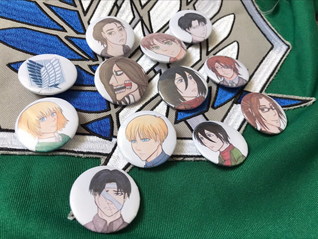 Attack on Titan Badges - Etsy