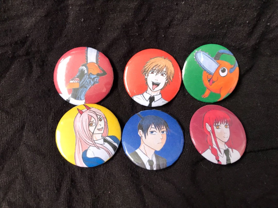 Chainsaw Man Badges - Etsy