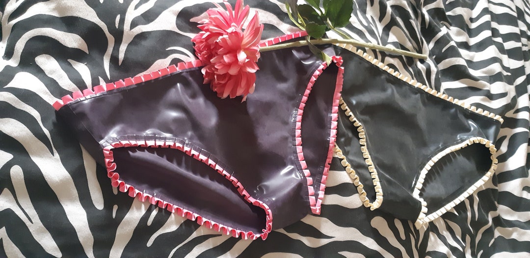 Latex Ruffled Briefs Any Size - Etsy