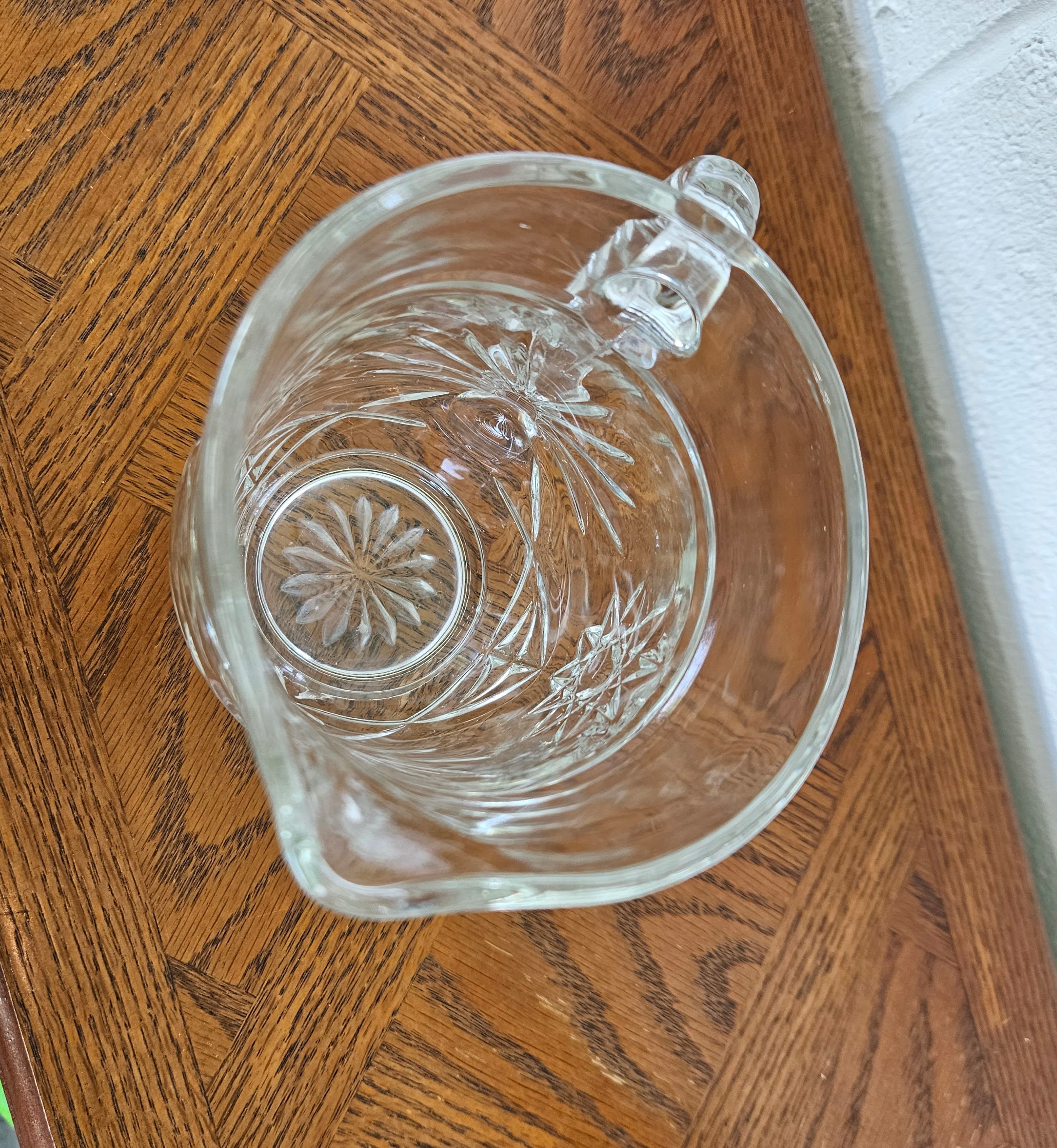 Vintage Anchor Hocking Small Glass Milk/juice Pitcher - Etsy